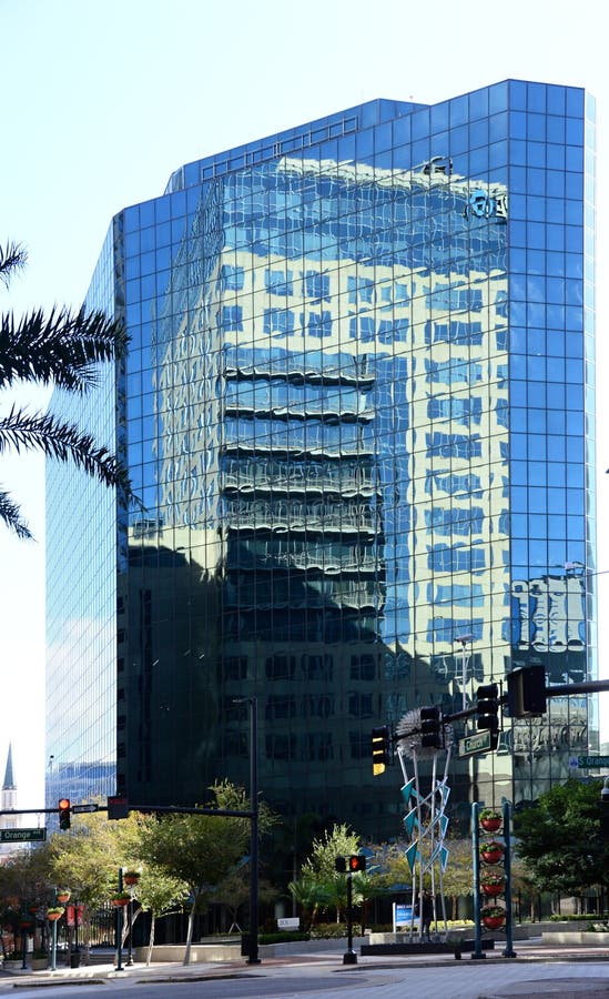 Modern Building in Downtown Orlando, Florida Editorial Stock Photo ...