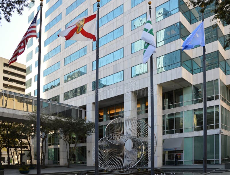 Modern Building in Downtown Tampa, Florida Editorial Stock Image ...