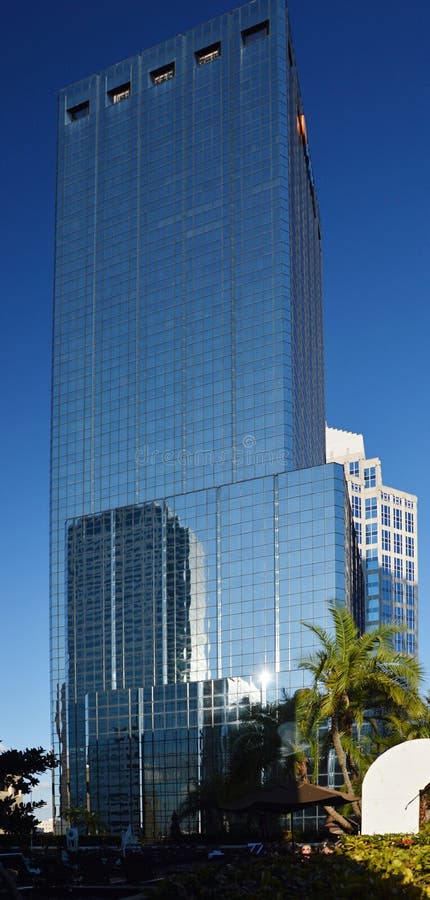 Modern Building in Downtown Tampa, Florida Stock Photo - Image of ...