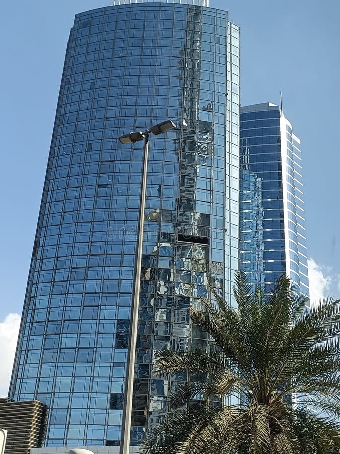 Modern building in dubai stock photo. Image of skyscraper - 270058788