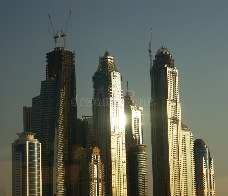 Modern Building, DUBAI, UAE Stock Photo - Image of glass, arabic: 28204536