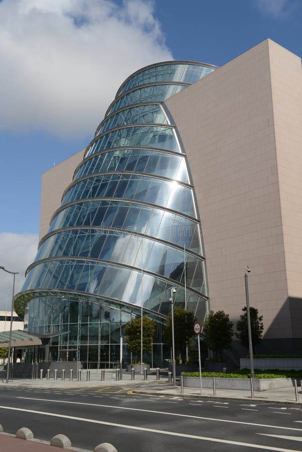 Modern building Dublin stock photo. Image of conference - 44892772