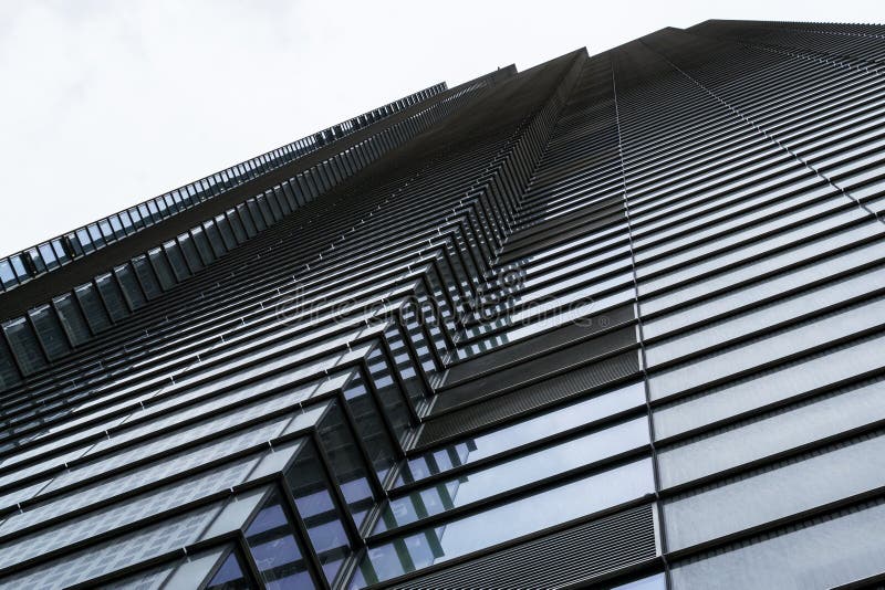 Modern Building Exterior Abstract Repeating Pattern Stock Photo - Image ...