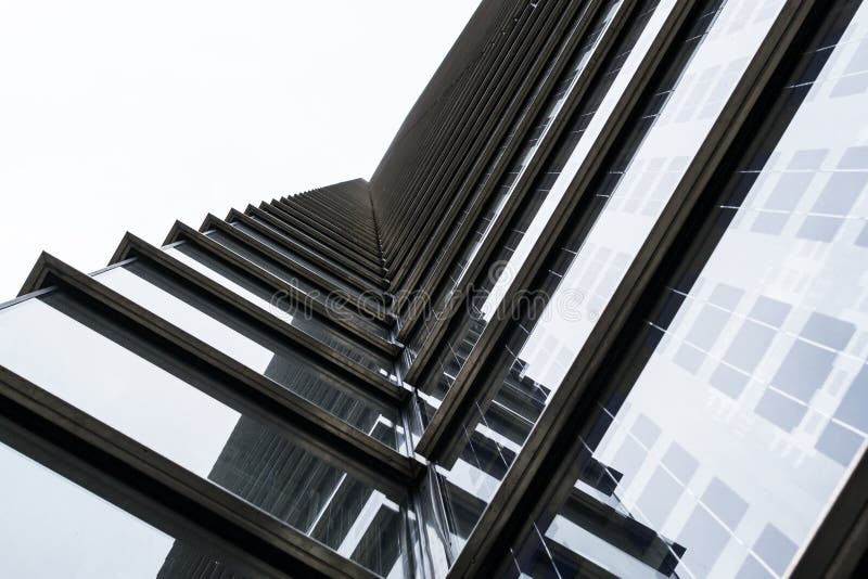 Modern Building Exterior Abstract Repeating Pattern Stock Photo - Image ...