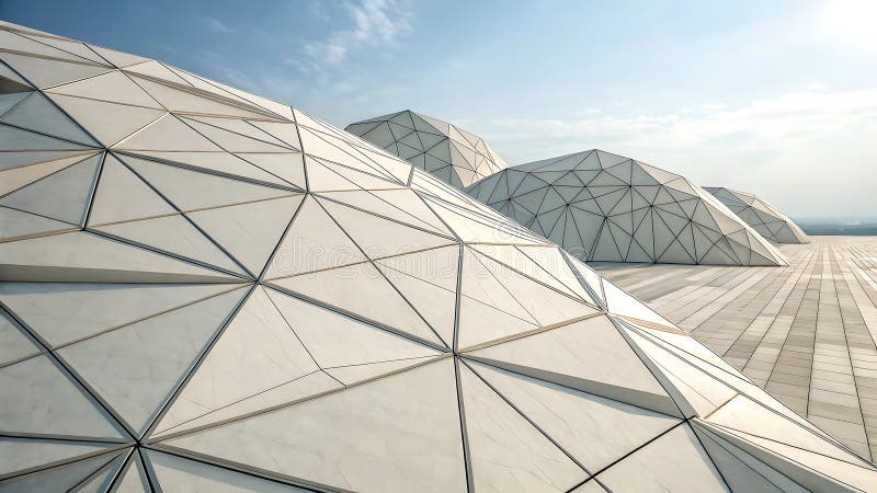 Modern Building Exterior with Geometric Architecture and Sharp Lines ...