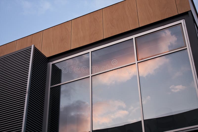 Modern building exterior stock photo. Image of facade - 45105298