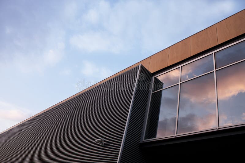 Modern building exterior stock photo. Image of downtown - 46627254