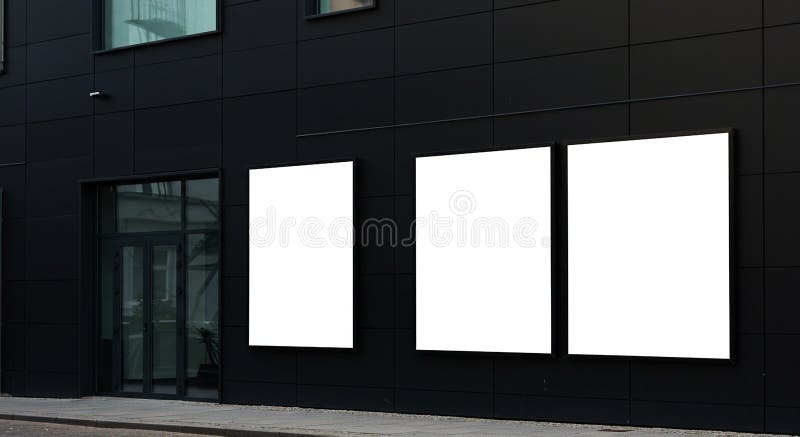 Blank Black Billboards Stock Illustrations – 377 Blank Black Billboards ...