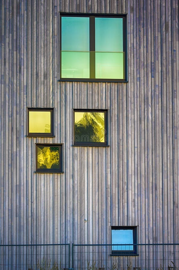 Modern Building Facade Windows Stock Photo - Image of urban, glass ...