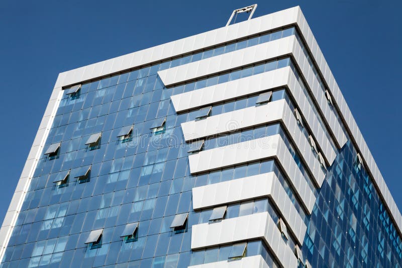 Modern building stock image. Image of urban, white, property - 44057341