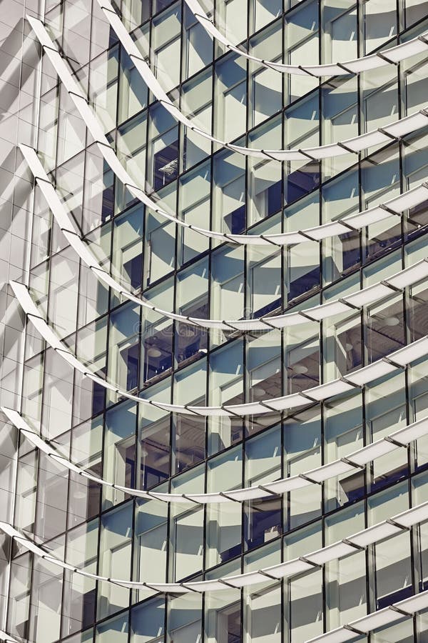 Modern Building Glass Facade. Architecture City Urban Construction ...