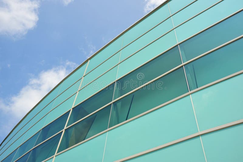 Modern Building with Glass Panels Stock Photo - Image of city, finance ...