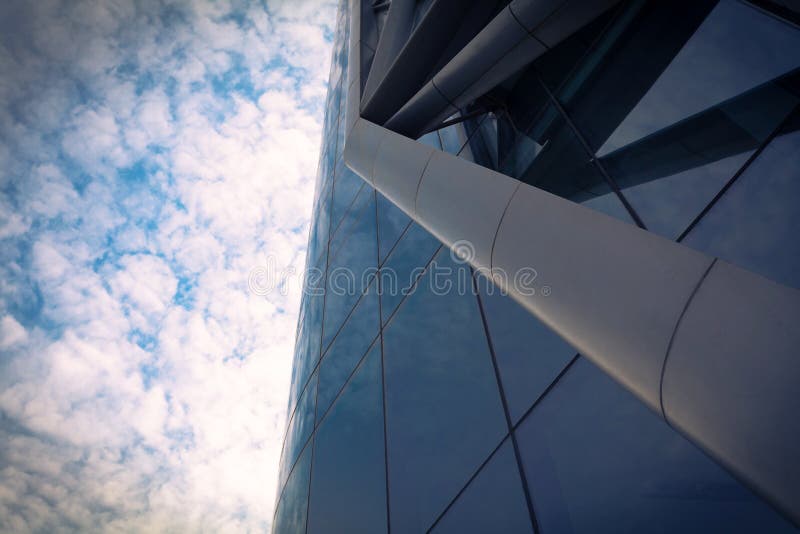 Modern building glass wall stock photo. Image of corporate - 42379876