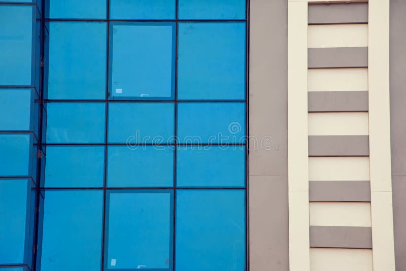 A Modern Building with Glass Window Background Stock Photo - Image of ...