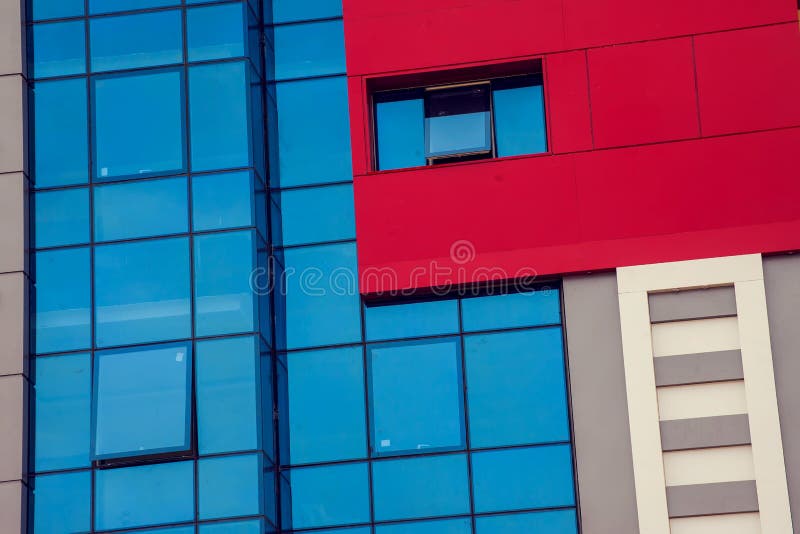 A Modern Building with Glass Window Background Stock Photo - Image of ...