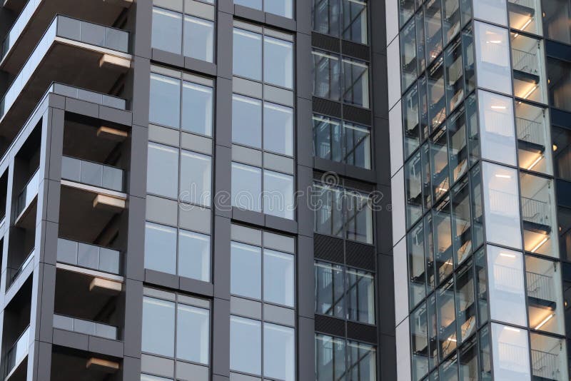 Modern Building with Glass Windows in Halifax, Germany Stock Photo ...
