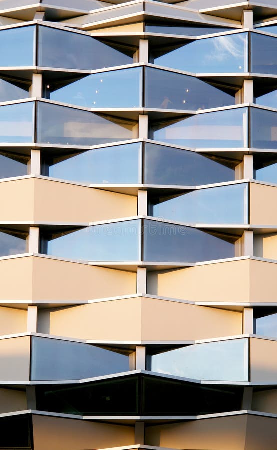 Modern Building Graphic Detail Stock Photo - Image of financial, light ...