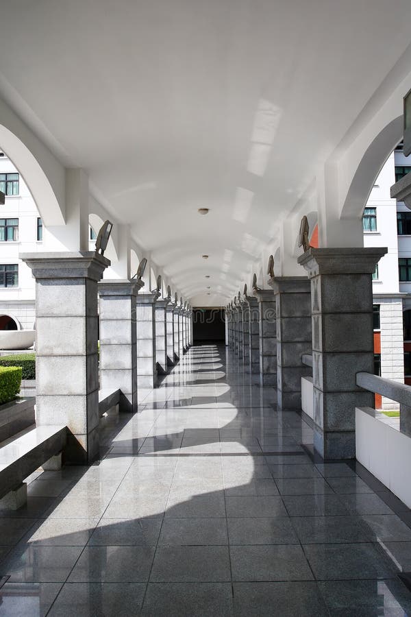 Modern building hallway stock image. Image of city, decorative - 29046197