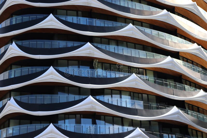 Modern Building in Harbour in Melbourne in Australia Editorial Stock ...