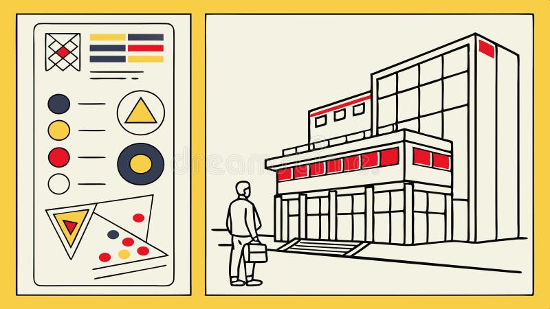 Modern Building Illustration, Architecture Design and Urban Structure ...