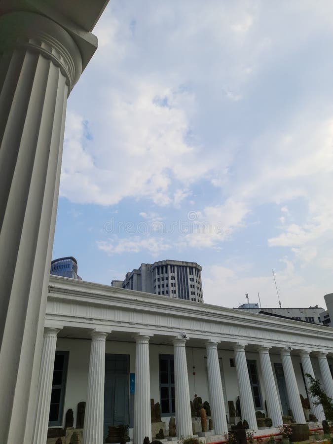 Modern Building in Indonesia Stock Image - Image of blue, antique ...