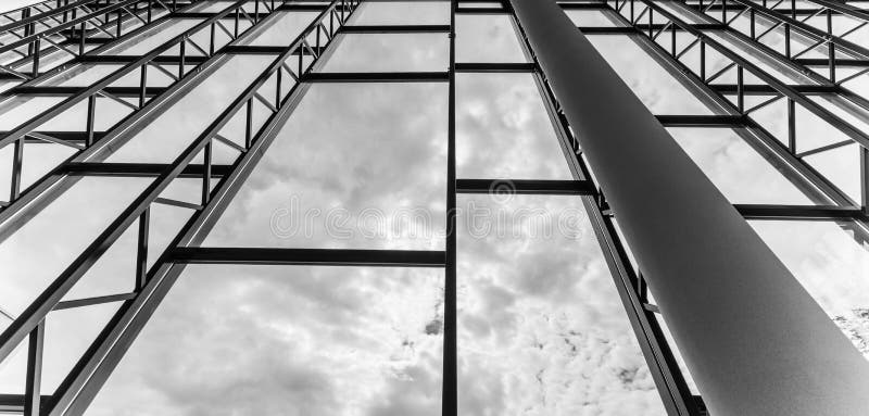 Modern Building Interior. Office Building. Big Bright Windows. Stock ...