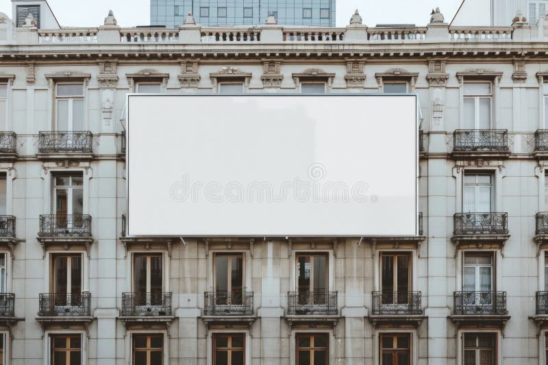 A Modern Building with a Large Digital Billboard on Its Side, Great for ...