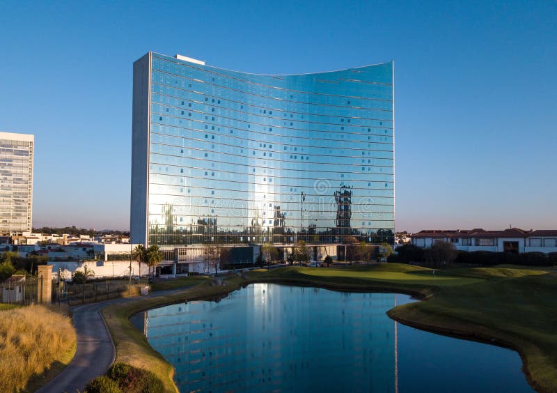 View of a Modern Building with Large Windows in Puebla Editorial ...