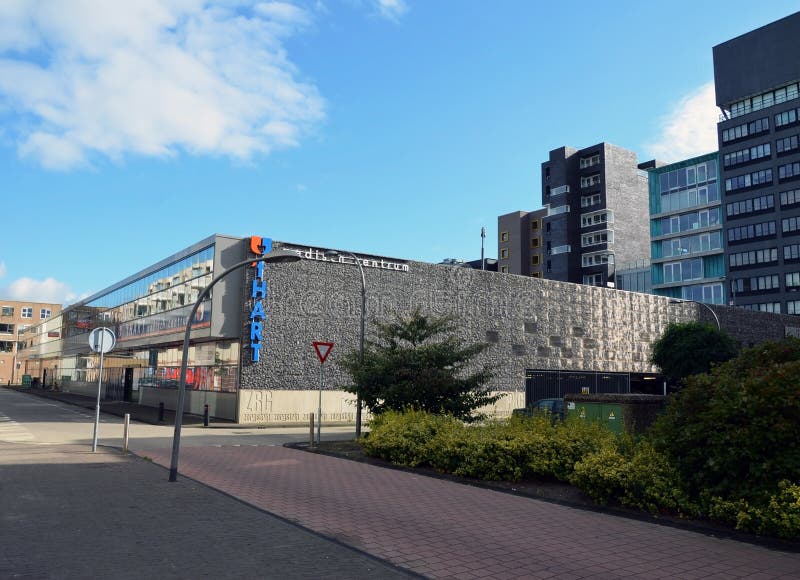 Modern Building in Lelystadt, Holland Editorial Image - Image of ...