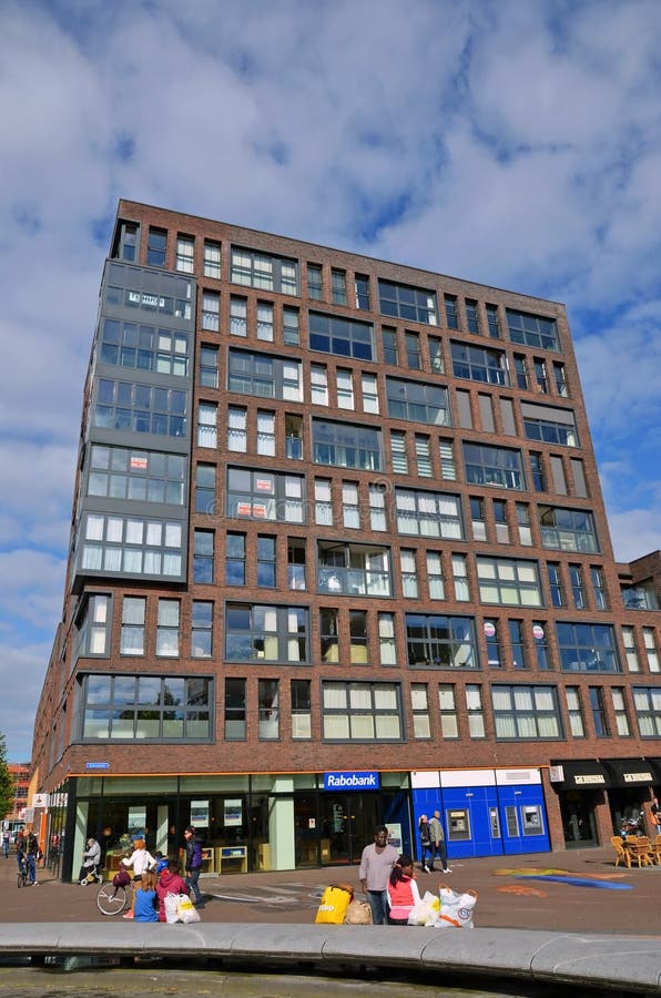 Modern Apartment Building in Rotterdam, Holland Editorial Image - Image ...