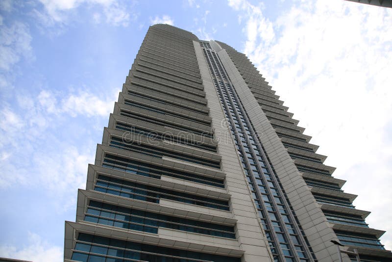 Beautiful Building View with Blue Sky. Stock Photo - Image of blue ...
