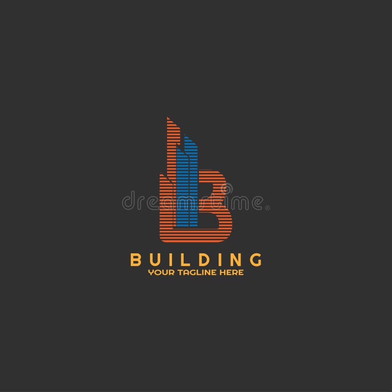 Letter B Building Construction Company Logo Stock Illustrations – 541 ...