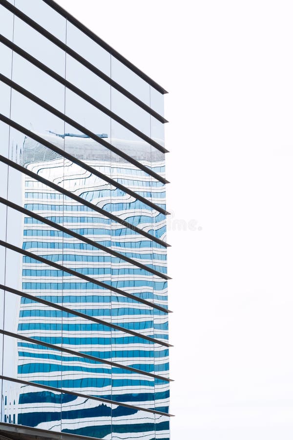 Modern Building Mirror Facade Stock Image - Image of glazing ...
