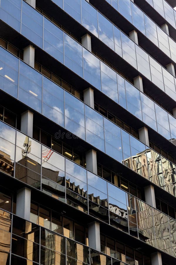 Modern Building with Mirror Windows in Sydney Editorial Image - Image ...