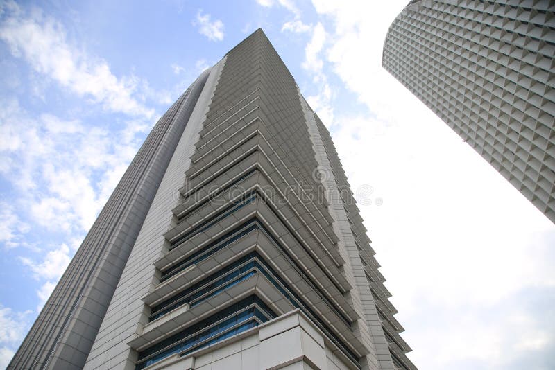 Beautiful Building View with Blue Sky. Stock Image - Image of modern ...