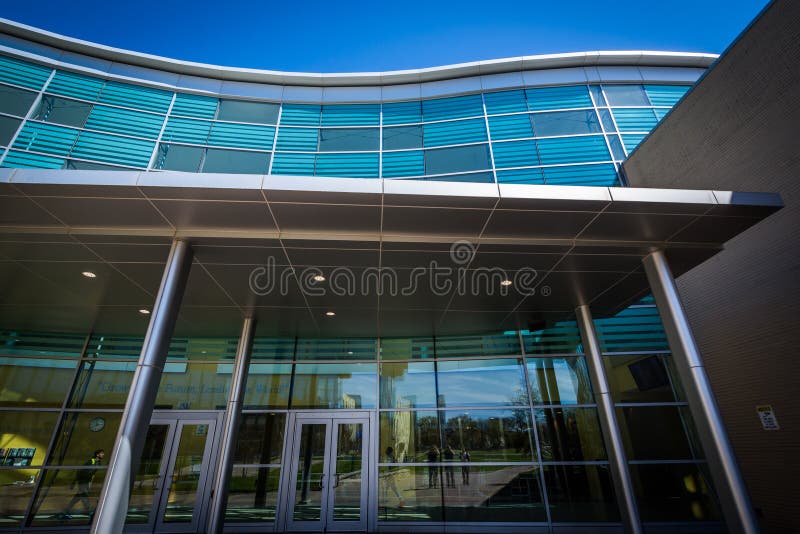 Modern Building at Morgan State University, in Baltimore, Maryland ...