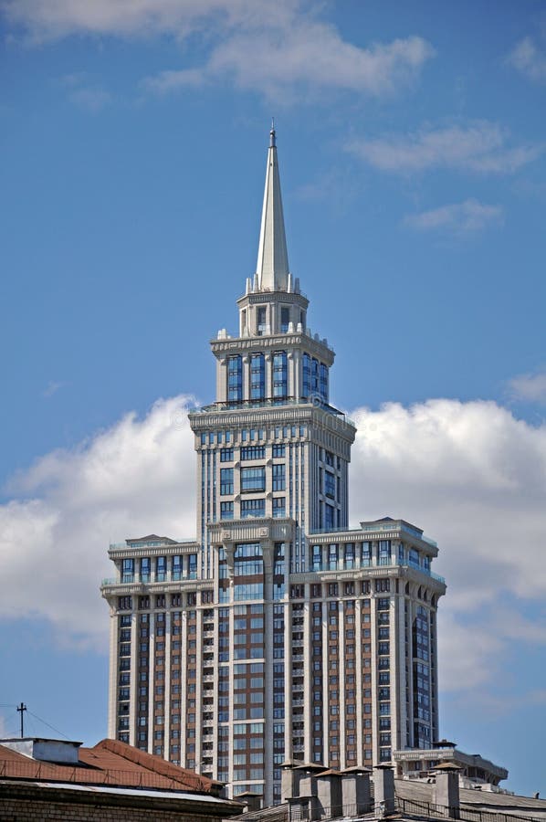 Modern building in Moscow stock photo. Image of moscow - 19439482