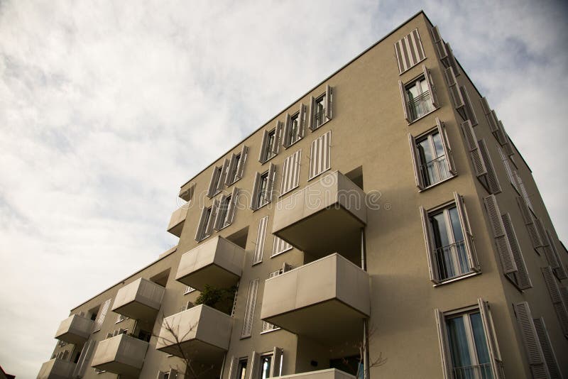 Modern Building in Munich, Germany Stock Photo - Image of modern ...