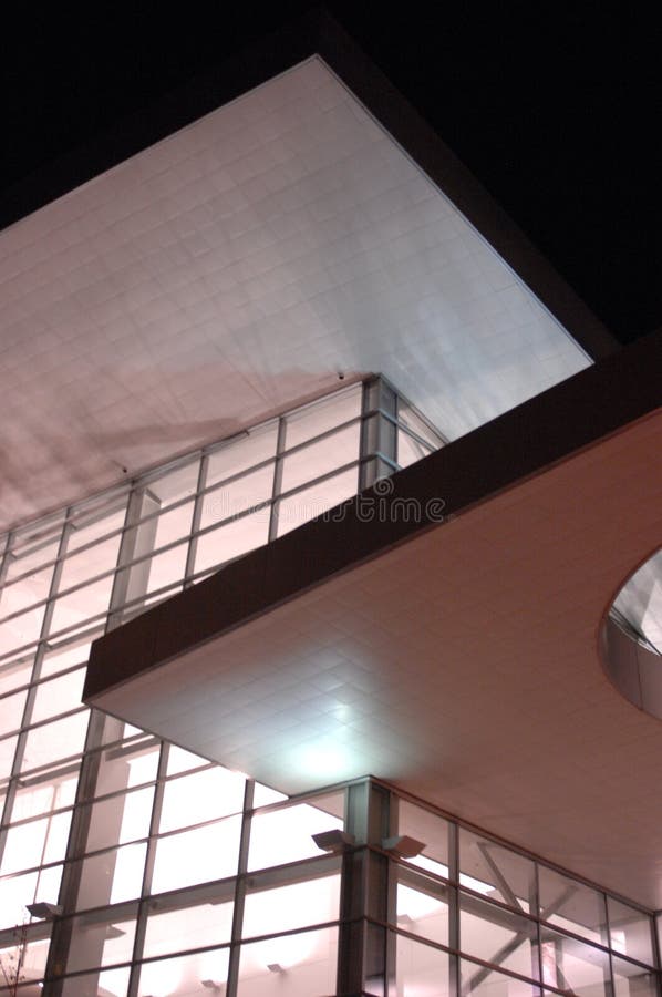 Modern Building at Night 11 Stock Photo - Image of light, reflect: 2181676