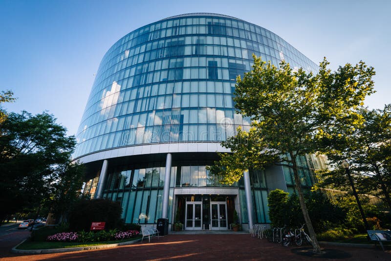 Modern Building at Northeastern University, in Boston, Massachusetts ...