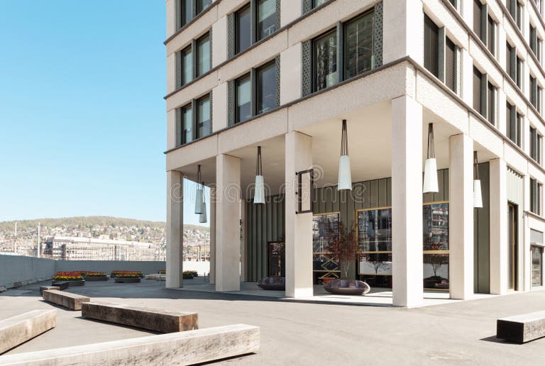 Modern building, outdoor stock photo. Image of square - 40578056