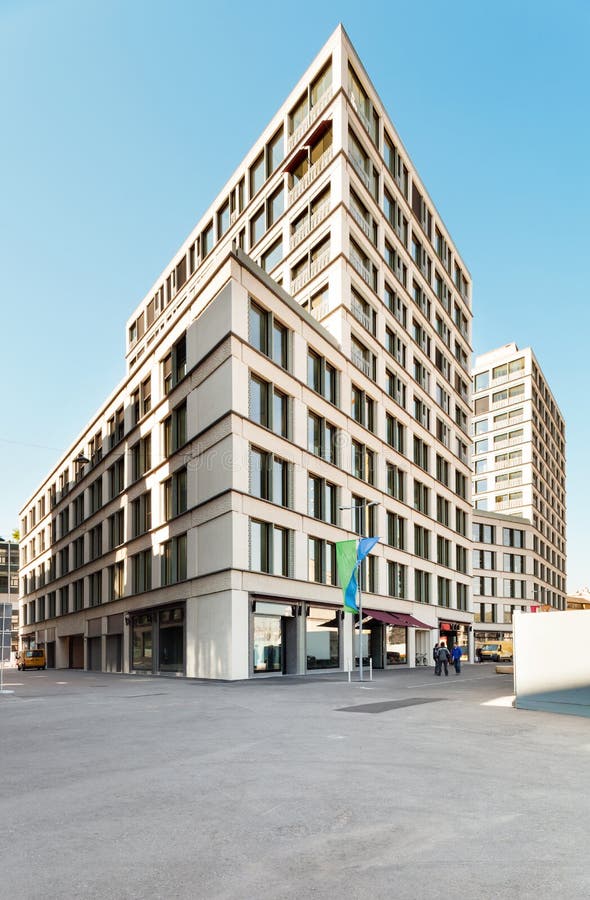 Modern building, outdoor stock photo. Image of building - 40595258