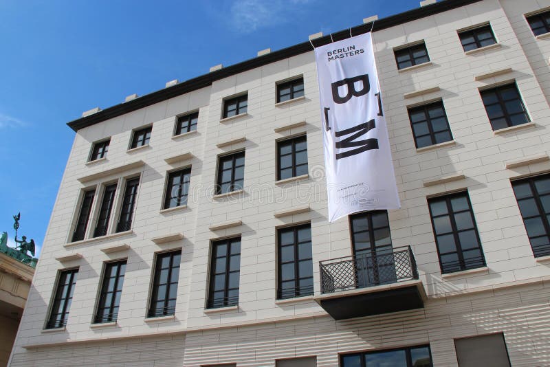 Modern Building at Pariser Platz in Berlin - Germany Editorial Stock ...