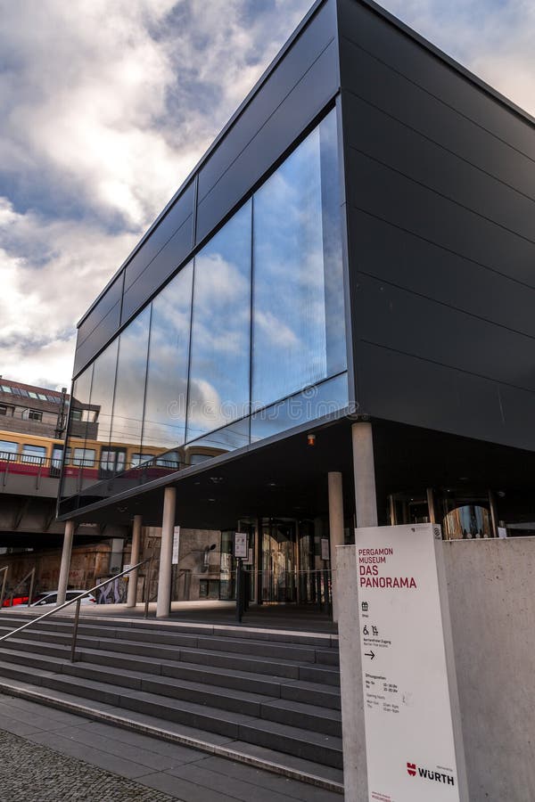 The Modern Building of Pergamon Museum Panorama in Berlin, Germany ...