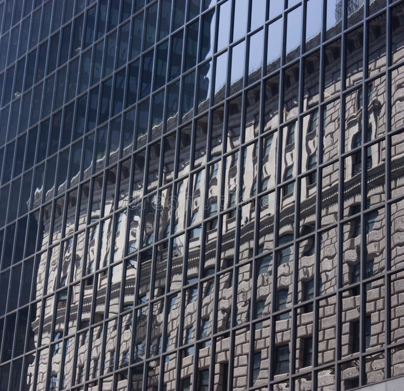 Modern Building Reflection stock image. Image of cityscape - 15615633