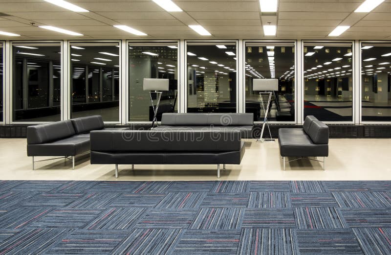 Modern building rest area stock image. Image of glass - 48755579