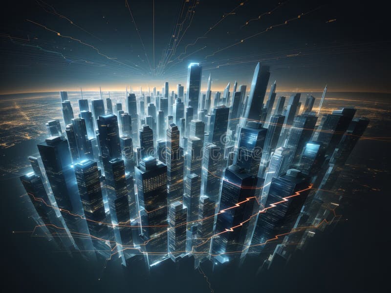 Modern Building Scenery Showcases a Stunning Array of Contemporary ...