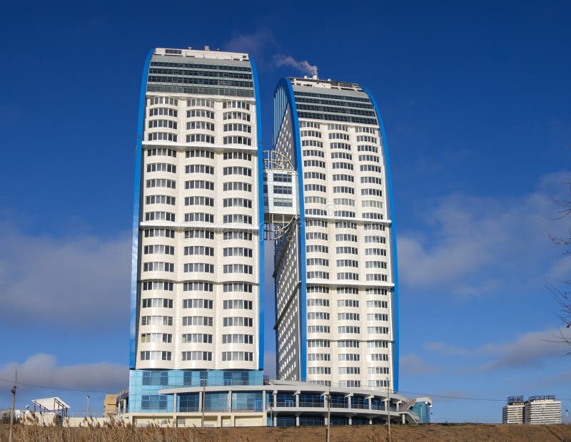 Modern building of the sky stock photo. Image of house - 12119196