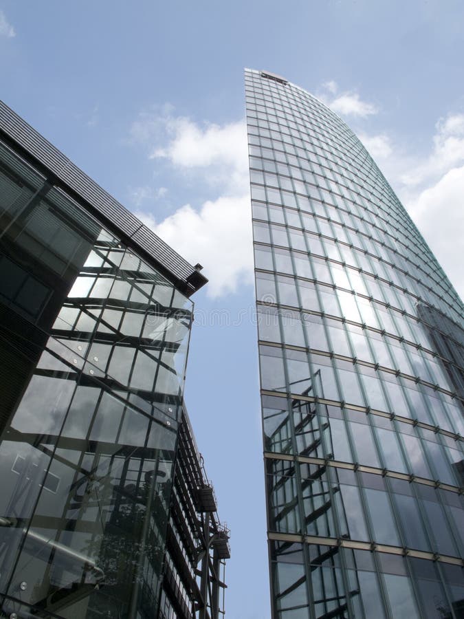 Modern building sky stock photo. Image of glass, district - 18392194