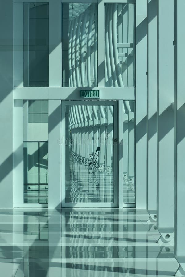 Modern Building Structure with Unique Interiors Design. Stock Photo ...